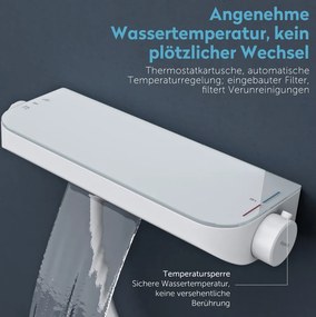 design vanová baterie DOPORRO 4 - bílá