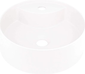 Deante Silia, umývadlo na dosku s otvorom na batériu 360x360x125mm, biela matná, DEA-CQS_AU4B
