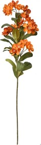 Umělá květina oranžová plumérie - 70 cm