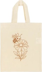 Bellatex Taška bavlněná 6L SLUNEČNICE HNĚDÁ 22x26 cm Slunečnice Béžová