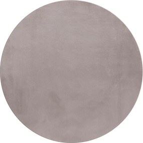 Ayyildiz, Kusový koberec Pouffy 5100 Beige kruh, 200x200 (průměr) kruh, béžová, obývací pokoj