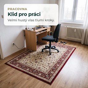 Angel Carpet, Kusový koberec Sultan 21 Red, 160x230, červená, kancelář
