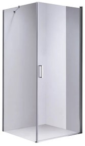 BPS-koupelny Čtvercový sprchový kout HYD-SK-ZAR-1000 100x100 chrom/transparent