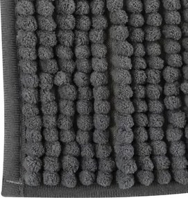 MSV CHENILLE koupelnová předložka 60 x 90 cm tmavě šedá / mikrovlákno