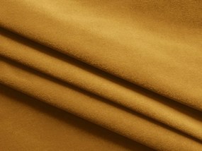 Třímístná pohovka kaira 220 x 104 cm žlutá MUZZA