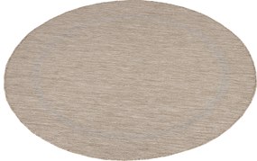 Ayyildiz, Kusový koberec Relax 4311 Beige kruh, 120x120 (průměr) kruh, béžová, chodba / předsíň