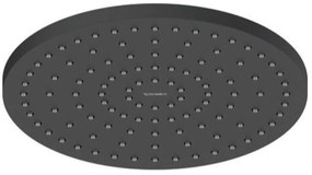 Duravit - Hlavová sprcha, průměr 25 cm, MinusFlow, matná černá UV0662018046