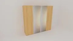 Nábytek Mikulík Skříň GRANDE 200 cm - bezúchytkové otevírání