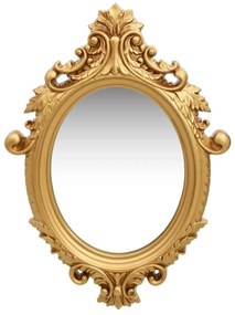 vidaXL Nástěnné zrcadlo zámecký styl 56 x 76 cm zlaté