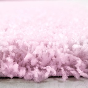 Ayyildiz koberce Kusový koberec Life Shaggy 1500 pink kruh ROZMĚR: 80x80 (průměr) kruh