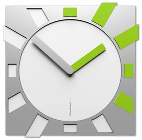 Designové hodiny 10-023 CalleaDesign Jap-O 38cm (více barevných variant) Barva zelené jablko-76