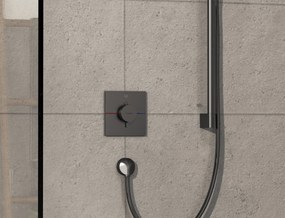 Hansgrohe ShowerSelect Comfort E, termostat pod omítku pro 1 spotřebič, kartáčovaný černý chrom, HAN-15571340