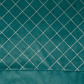 ZATEMŇOVACÍ ZÁVĚS NA KROUŽCÍCH HAZEL 140X250 CM TYRKYSOVÁ