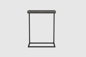 Wersal Příruční odkládací stolek Nori 56 cm - tmavý mramor