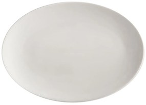 Bílý porcelánový talíř Maxwell &amp; Williams Basic, 35 x 25 cm