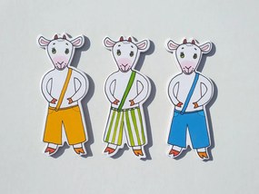 MARIONETINO Loutky Koza, Kůzlátka, Vlk
