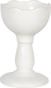 Keramický držák na vajíčko v bílé barvě - Ø 6*9 cm
