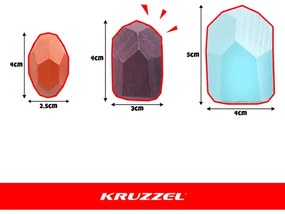 Kameny/dřevěné bloky - 16 ks Kruzzel 26323