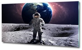 Wallmuralia Foto obraz sklo tvrzené Kosmonaut 100x50