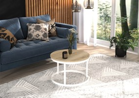 ADRK Furniture Konferenční stolek RINEN CT-RNN-W-S
