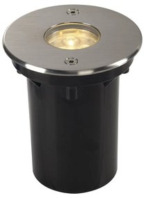 LA 233500 DASAR LED LV  česaná ocel 12=   LED 6W IP67 3000K - BIG WHITE (SLV)
