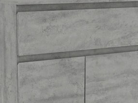 Skříňka se šuplíkem Carlos, šedý beton, 80 cm