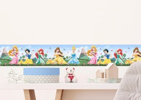 Dětská samolepící bordura na zeď Disney Princezny | 5 m x 13.8 cm | DWBD8072