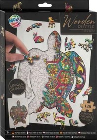 MOXY Obrysové puzzle Želva / 130 dílků
