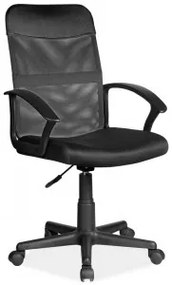 Casarredo Kancelářská židle Q-702 černá látka