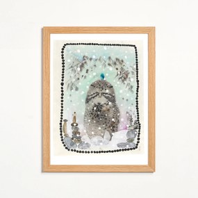 Filip Pošivač | Horský kocour Rám: Černý, Velikost: 30 x 20 cm