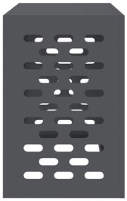 vidaXL Ochrana klimatizace Antracit 90 x 40 x 60 cm Ocel