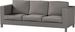 Potah na pohovku IKEA Karlanda 3-místná nerozkládací, krátký barva šedá látka pletený vzor