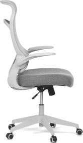 Kancelářská židle KA-A182 GREY, houpací mechanismus, šedá síťovina (67 x 65) cm