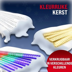 Světelný řetěz Vánoce diamantový déšť modrá
