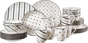 XXXLutz KOMBINOVANÁ SOUPRAVA 30dílné, porcelán keramika Ritzenhoff Breker - Kolekce nádobí - 003417076901