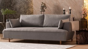 Hanah Home Pohovka FELIX světle šedá 230 cm 825BLC1378
