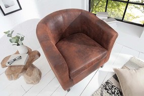 Designové křeslo Lyric whisky hnědé