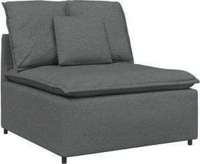 Modulární pohovka s polštáři textil tmavě šedá 3321268