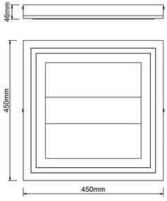 Brilliant-LED Stmívatelné stropní svítidlo RHEA LED/24W/230V