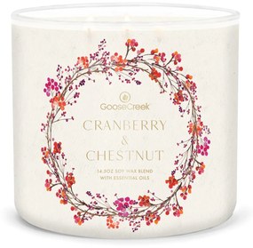Goose Creek Candle svíčka Cranberry & Chestnut, 411 g