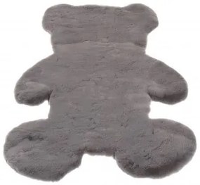 Kobereček RABBIT FUR TEDDY BEAR tmavě šedý