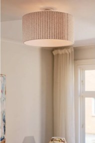 Béžové lněné stropní svítidlo ø 60 cm Alina – Jotex