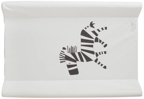 Bílá omyvatelná přebalovací podložka Quax Zebra