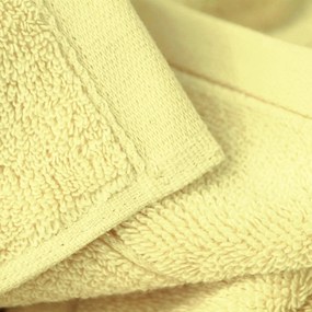 Bavlněné Ručníky a osušky BELLA CASA - vanilková Velikost: osuška 70 x 140