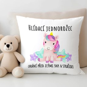 Ahome Ahome CZ Polštář Jednorožec 37 x 37 cm