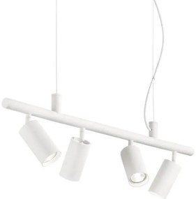 Ideal Lux - LED Lustr na lanku DYNAMITE 4xGU10/7W/230V CRI 90 bílá