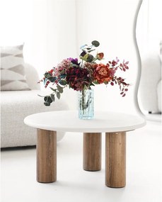 Šedá skleněná váza (výška 20 cm) – House Nordic