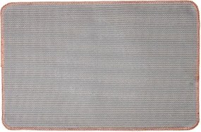 Růžová koupelnová předložka se srdíčkem - 58*38*1 cm