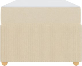 Rám postele Krémová 90 x 200 cm textil 3398345