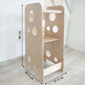 Montessori učící věž 3v1 – XL 89cm